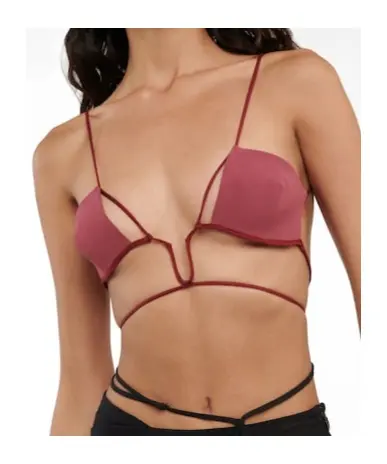 NENSI DOJAKA Tie-trimmed Twill Underwear