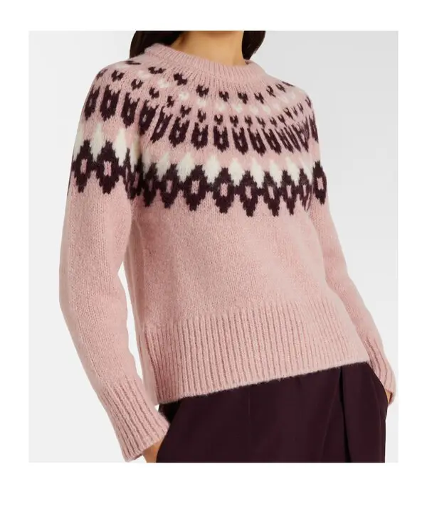 Veronica Beard Anne Fair Isle Wool-blend Sweater