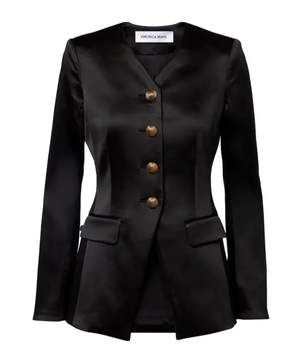 Veronica Beard Cynthia Satin Blazer