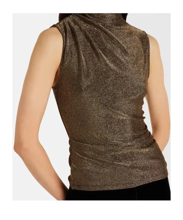 Veronica Beard Mylie Glitter Jersey Top