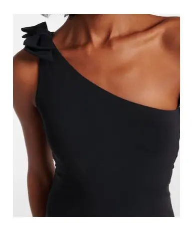 ERES Miss Bow-detail One-shoulder Maxi Dress