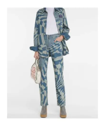 Stella McCartney X Ed Curtis Printed Denim Shirt