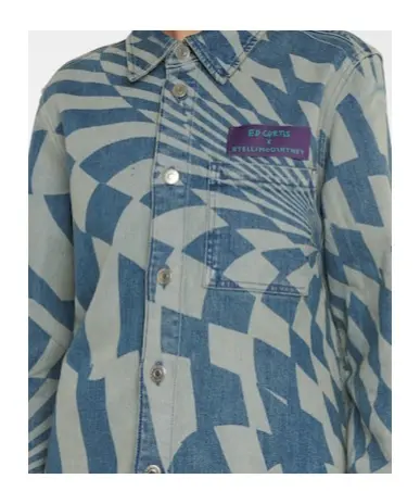 Stella McCartney X Ed Curtis Printed Denim Shirt