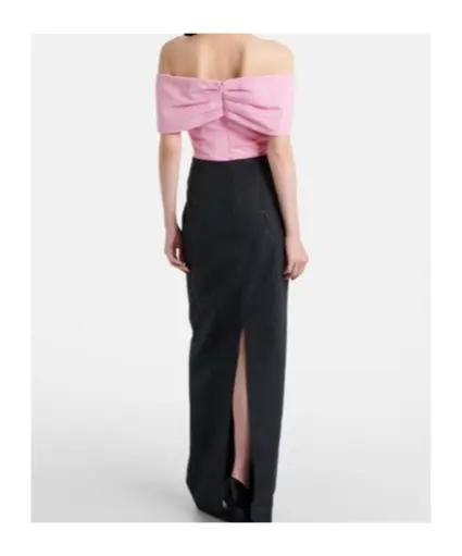 Rebecca Vallance Amaro Off-shoulder Taffeta Gown - Black