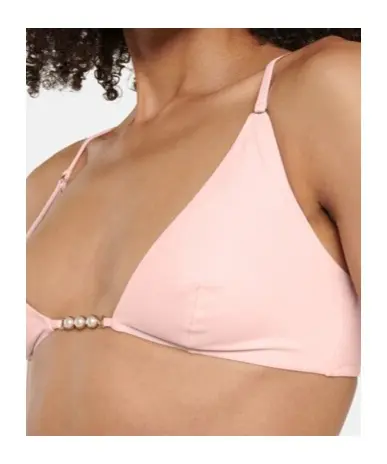 Stella McCartney Embellished Triangle Bikini Top