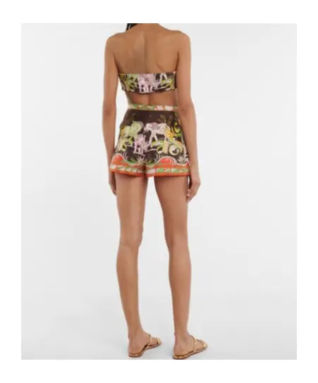 Emilio Pucci Printed Bandeau Top