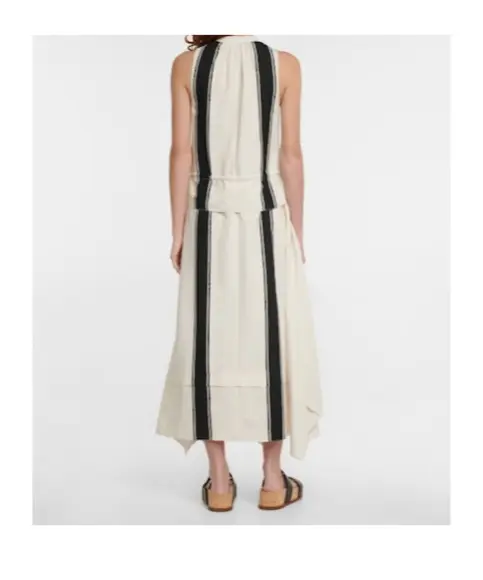 Altuzarra Penelope Striped Crêpe Midi Dress