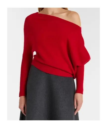 Altuzarra Paxi One-shoulder Cashmere Sweater