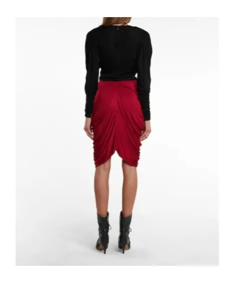 Isabel Marant Étoile Dotina Ruched Jersey Skirt