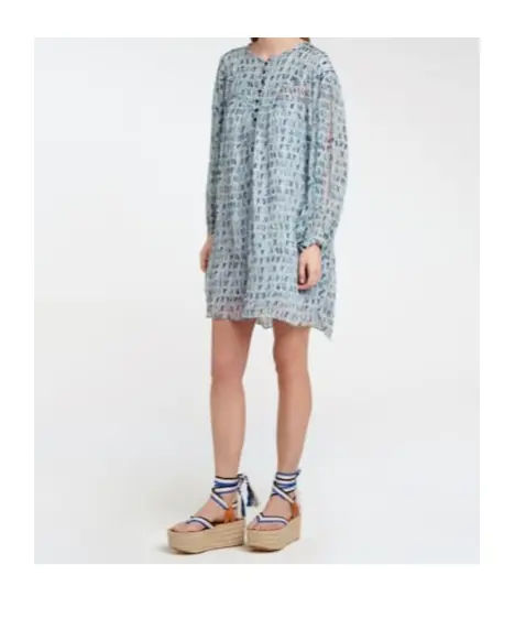 Isabel Marant Étoile Silorion Tie-dye Chiffon Minidress