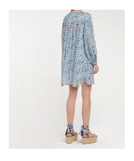 Isabel Marant Étoile Silorion Tie-dye Chiffon Minidress