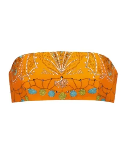 Emilio Pucci Printed Bandeau Crop Top
