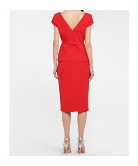SAFIYAA LONDON Ramona Crêpe Halterneck Cutout Top