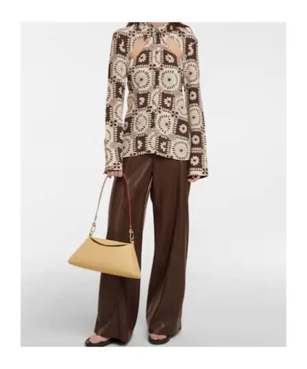 Nanushka Huyen Printed Cutout Shirt