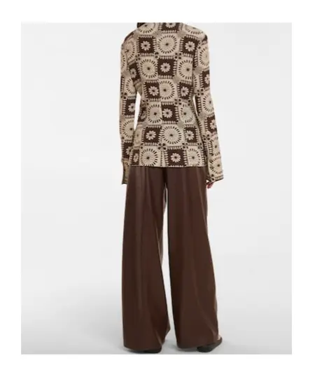 Nanushka Huyen Printed Cutout Shirt