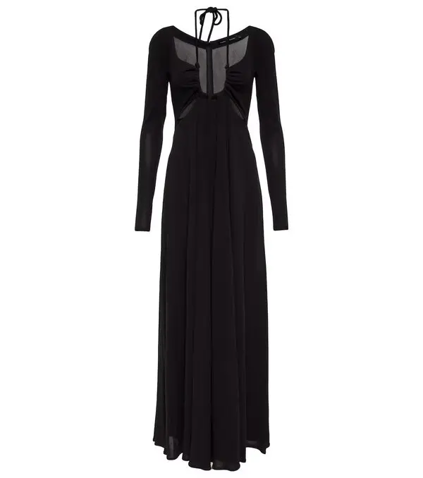 Proenza Schouler Cutout Jersey Maxi Dress