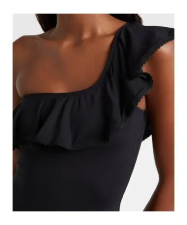 Melissa Odabash Tennessee Ruffled One-shoulder Swimsuit