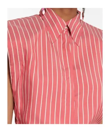 Isabel Marant Étoile Enza Pinstriped Silk Shirt