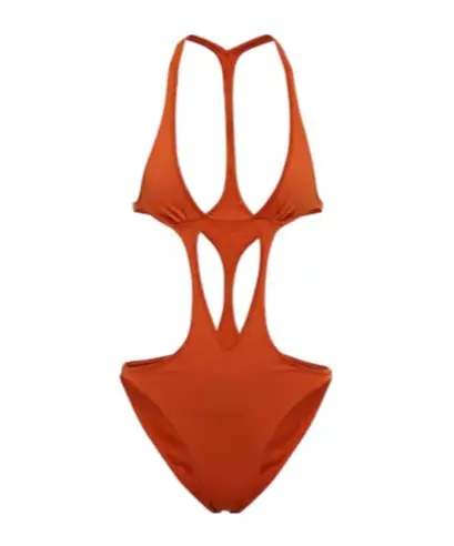 Rick Owens Cutout Bodysuit - Red
