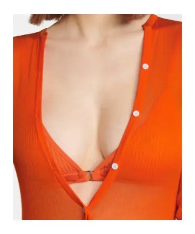 Dodo Bar Or Ribbed-knit Plunge Playsuit