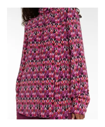 Valentino Garavani Printed Silk Crêpe De Chine Blouse
