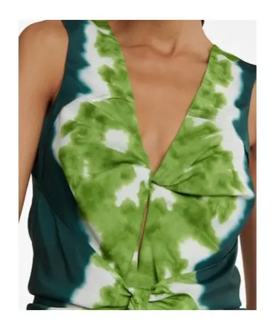 Altuzarra Pan Tie-dye Crêpe De Chine Top