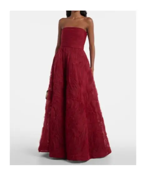Rebecca Vallance Willow Mesh Bustier Gown