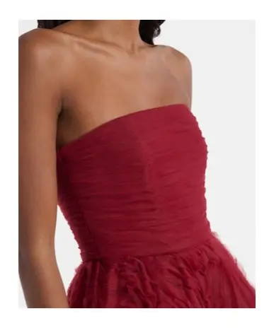 Rebecca Vallance Willow Mesh Bustier Gown