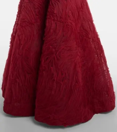 Rebecca Vallance Willow Mesh Bustier Gown