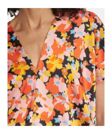 Plan C Floral Twill Top