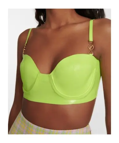 Versace Medusa Latex Bralette