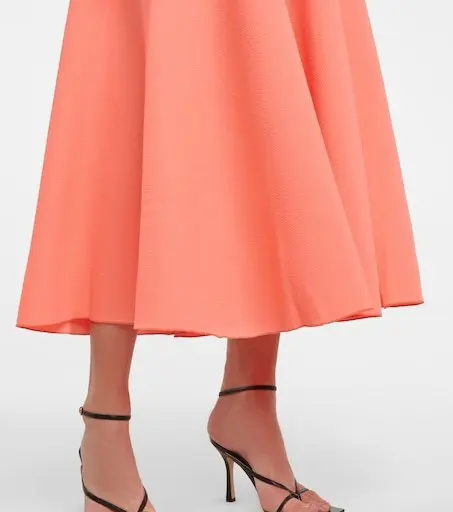ROKSANDA Wool Crepe Midi Skirt