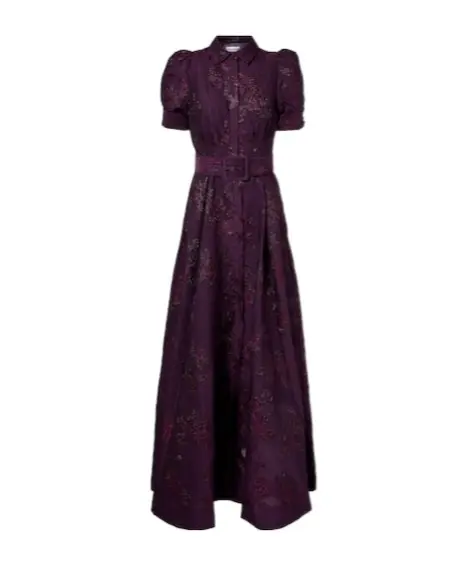 Rebecca Vallance Afina Floral Brocade Gown - Black