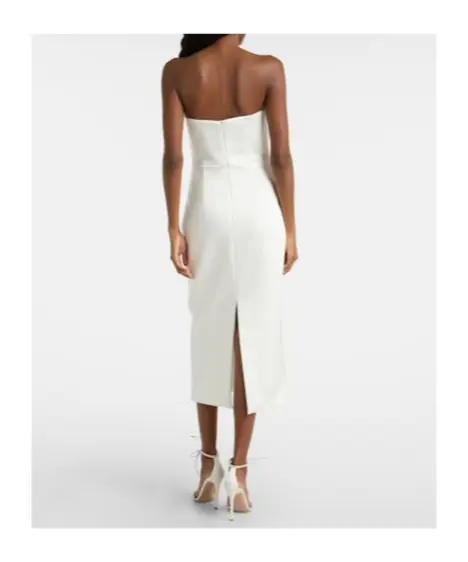 Rebecca Vallance Xanthe Embellished Strapless Midi Dress