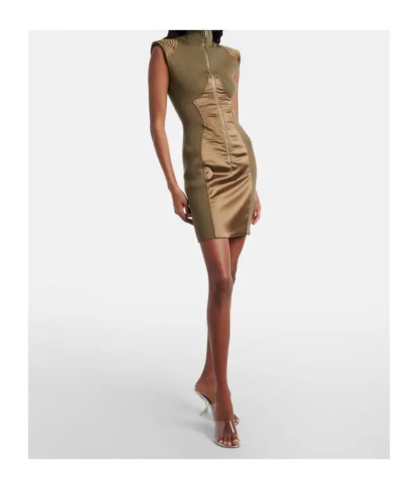 JEAN PAUL GAULTIER Wool-blend Minidress