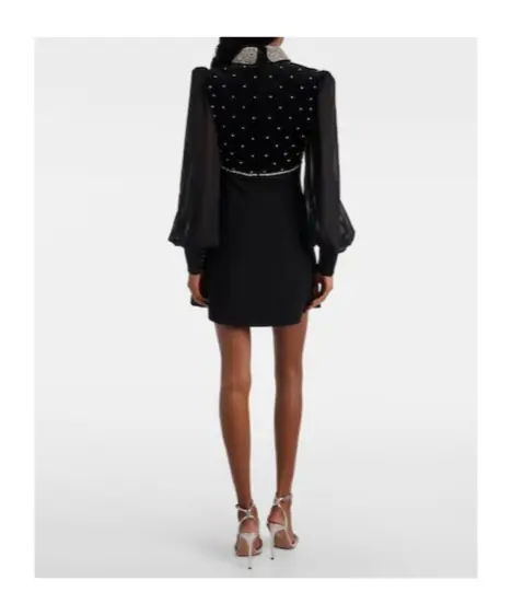 Rebecca Vallance Crystal-embellished Minidress