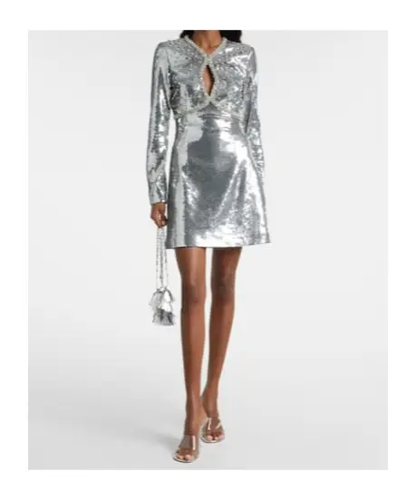 Rebecca Vallance Blythe Sequined Minidress