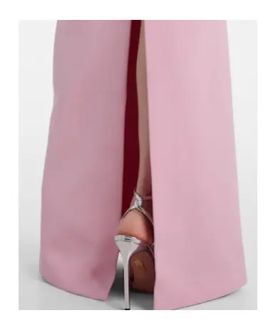 Rebecca Vallance Xena Caped Crepe Gown