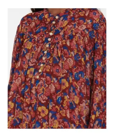 Isabel Marant Étoile Kiledia Floral Ruffled Blouse