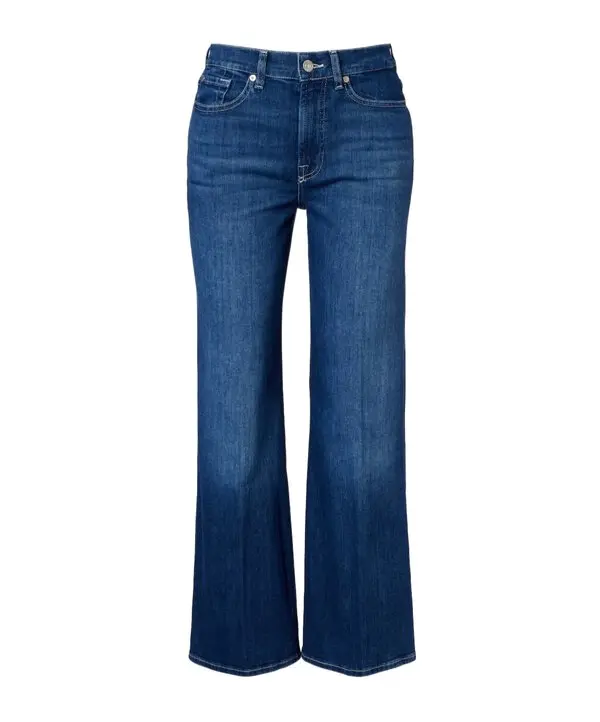 7 For All Mankind Lotta Ankle Wide-leg Jeans