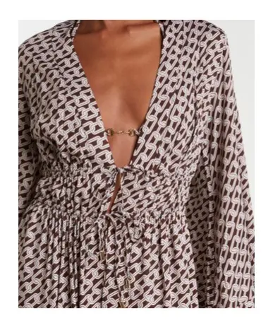 Melissa Odabash Maja Printed Kaftan