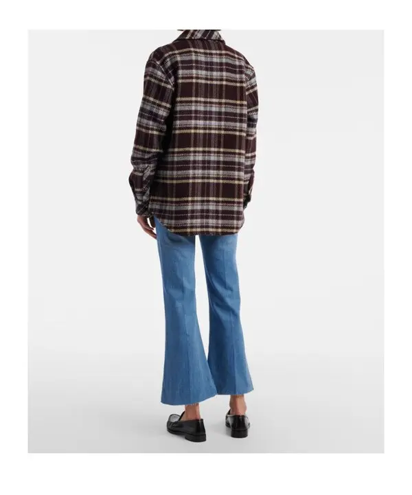 7 For All Mankind Dojo Cropped Flared Jeans