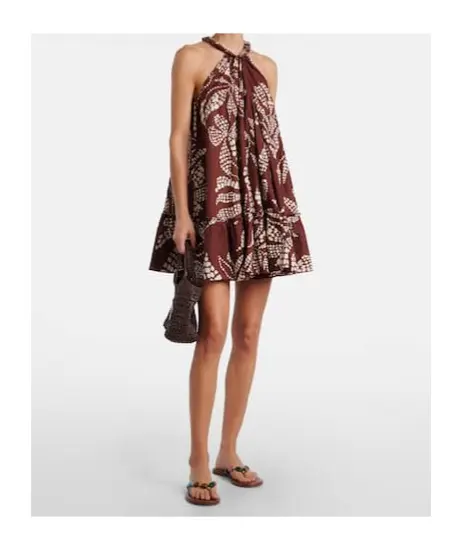 Poupette St Barth Cleo Printed Cotton Minidress