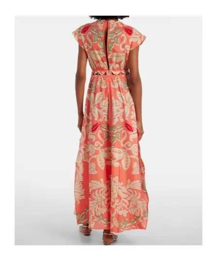 Poupette St Barth Noreen Printed Cotton Maxi Dress