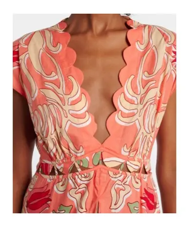 Poupette St Barth Noreen Printed Cotton Maxi Dress