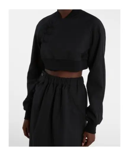 Comme Des Garçons Cropped Wool Top