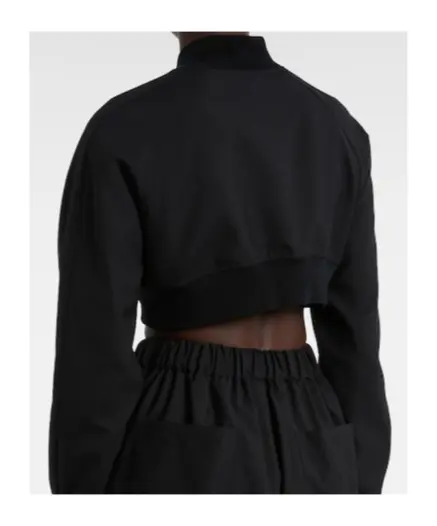 Comme Des Garçons Cropped Wool Top