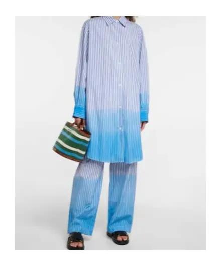 Marni Striped Cotton Poplin Shirt