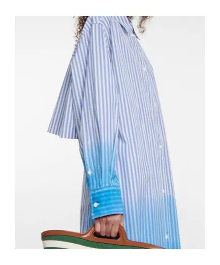 Marni Striped Cotton Poplin Shirt