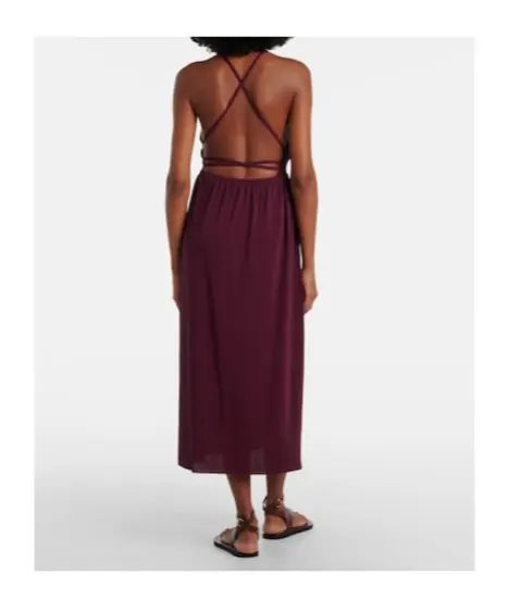 ERES Ines Halterneck Jersey Midi Dress